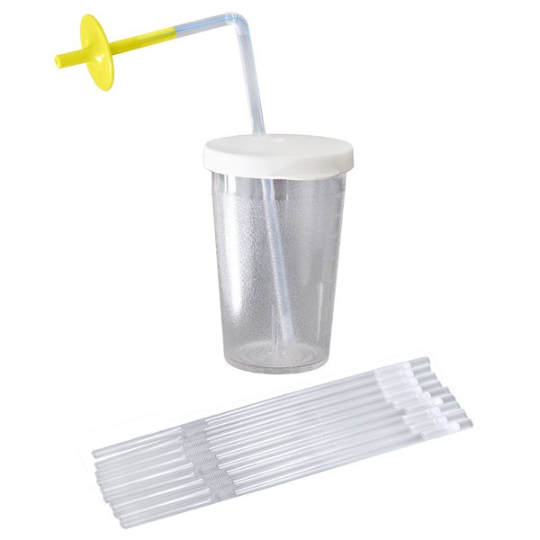 Pisces Healthcare Solutions. Sip-Tip Drinking Cup With Lid & One-way ...
